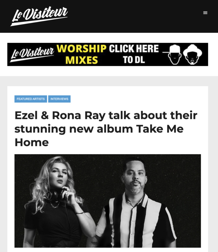 Ezel | Ezel & Rona Ray talk about their stunning new album Take Me Home